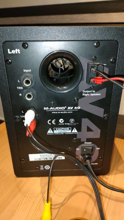 M-Audio AV40 Powered Speakers, Audio, Soundbars, Speakers & Amplifiers ...
