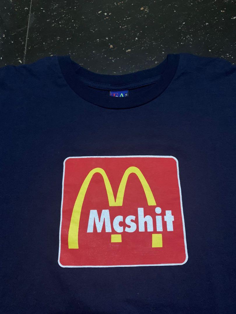 McShit McDonalds Parody y2k, Men's Fashion, Tops & Sets, Tshirts & Polo ...