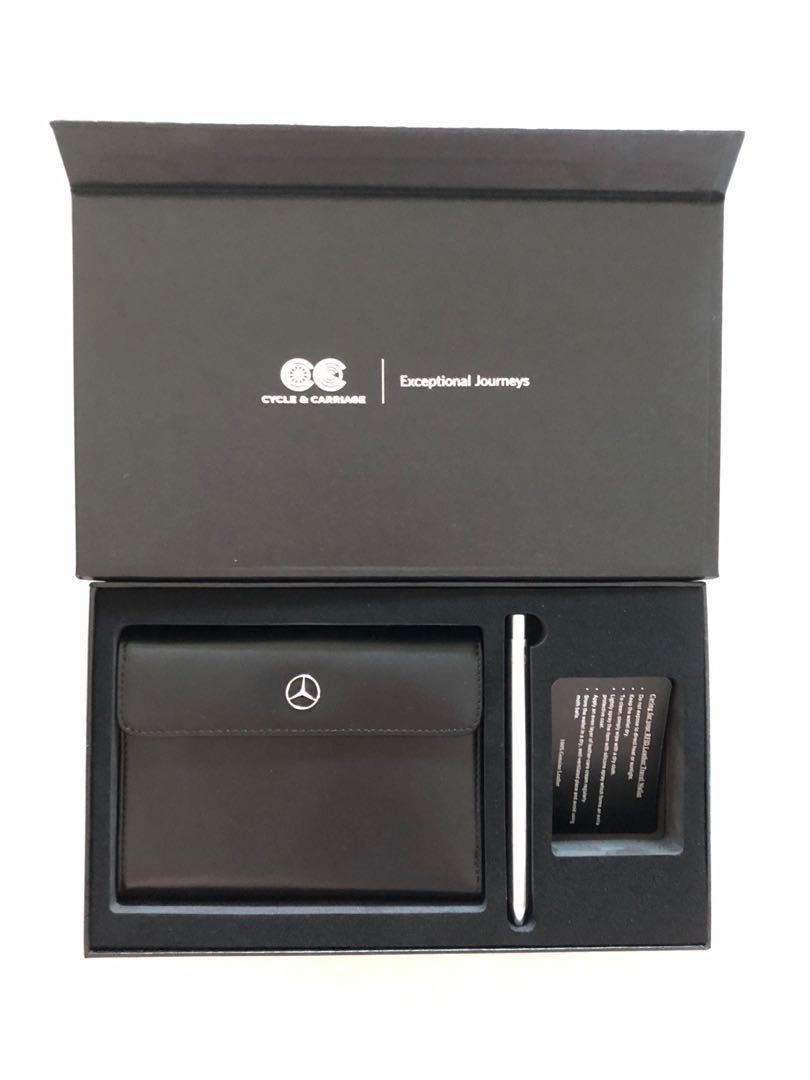 Mercedes RFID Leather Travel Wallet, Men's Fashion, Watches ...