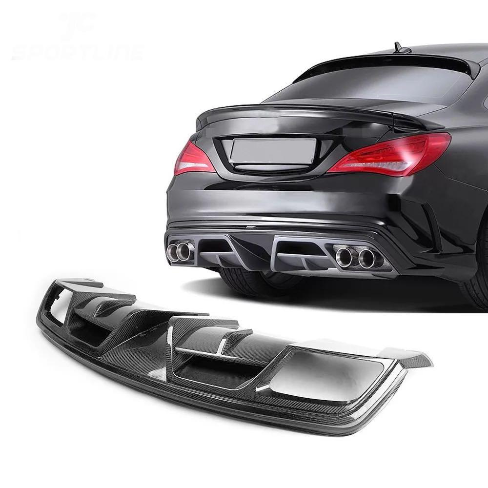 Mercedes-Benz W117 Carbon Fiber Rear Diffuser, Car Accessories ...