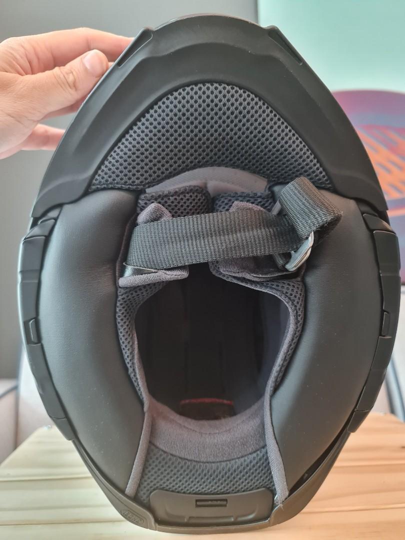 Motorbike Helmet (Shoei Neotec 2 Splicer + Shark Nano Blank ...