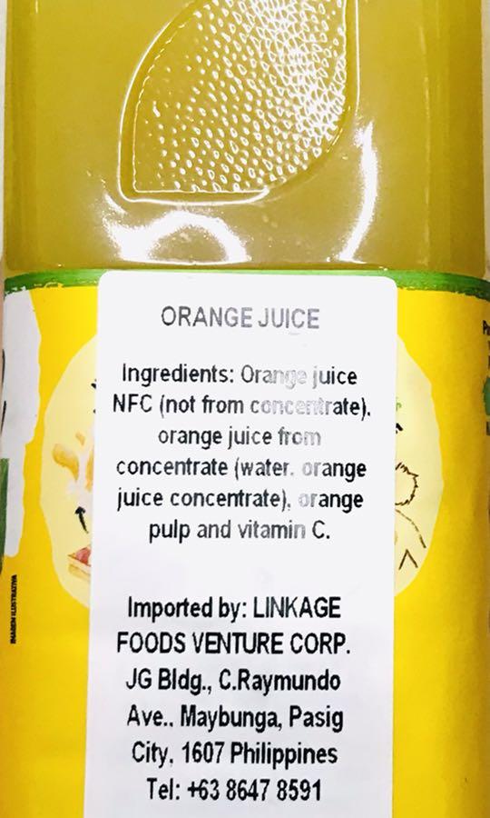 Natural One Orange Juice 900mL, Food & Drinks, Beverages on Carousell