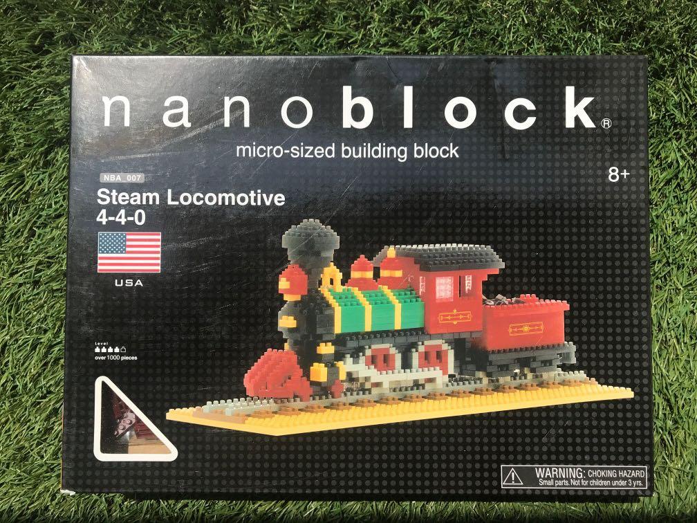 [New] Nanoblock Steam Locomotive 4-4-0, Hobbies & Toys, Toys & Games on ...