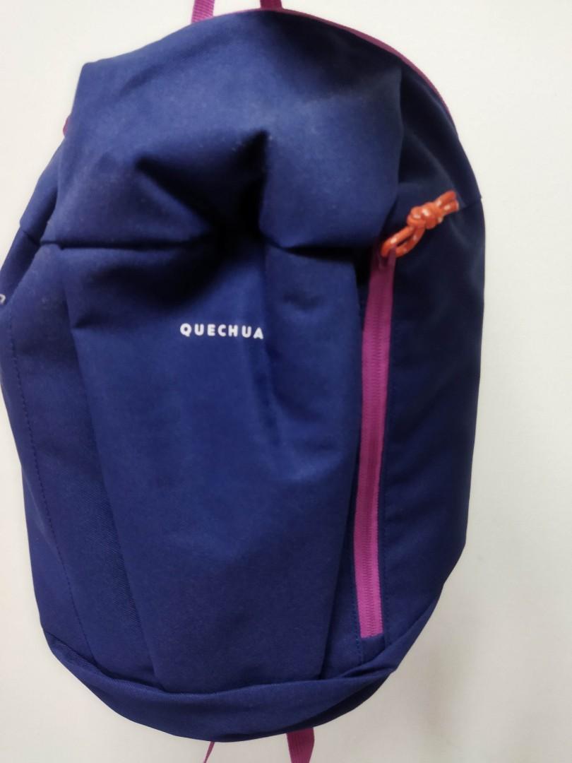 New Quechua Blue with Pink zipper 10L Bag, Women's Fashion, Bags ...