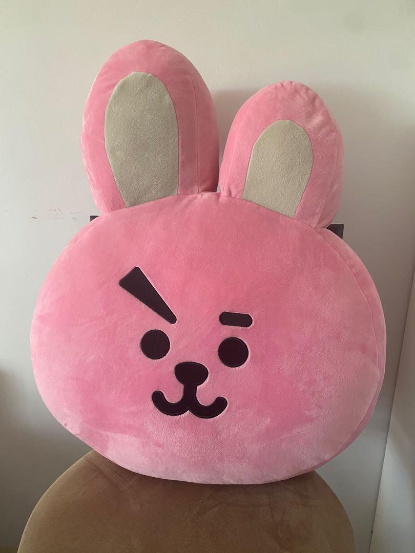 OFFICIAL BT21 COOKY FACE CUSHION, Hobbies & Toys, Memorabilia ...