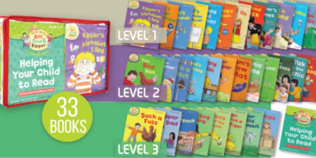 Oxford Reading Tree ORT Phonics Level 1-3全套, 興趣及遊戲, 書本 & 文具, 小朋友書 ...
