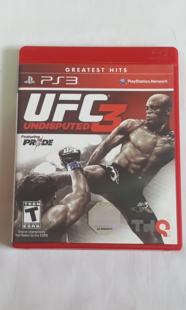 PlayStation 3 PS3 Greatest Hits UFC Undisputed 3, Video Gaming, Video ...