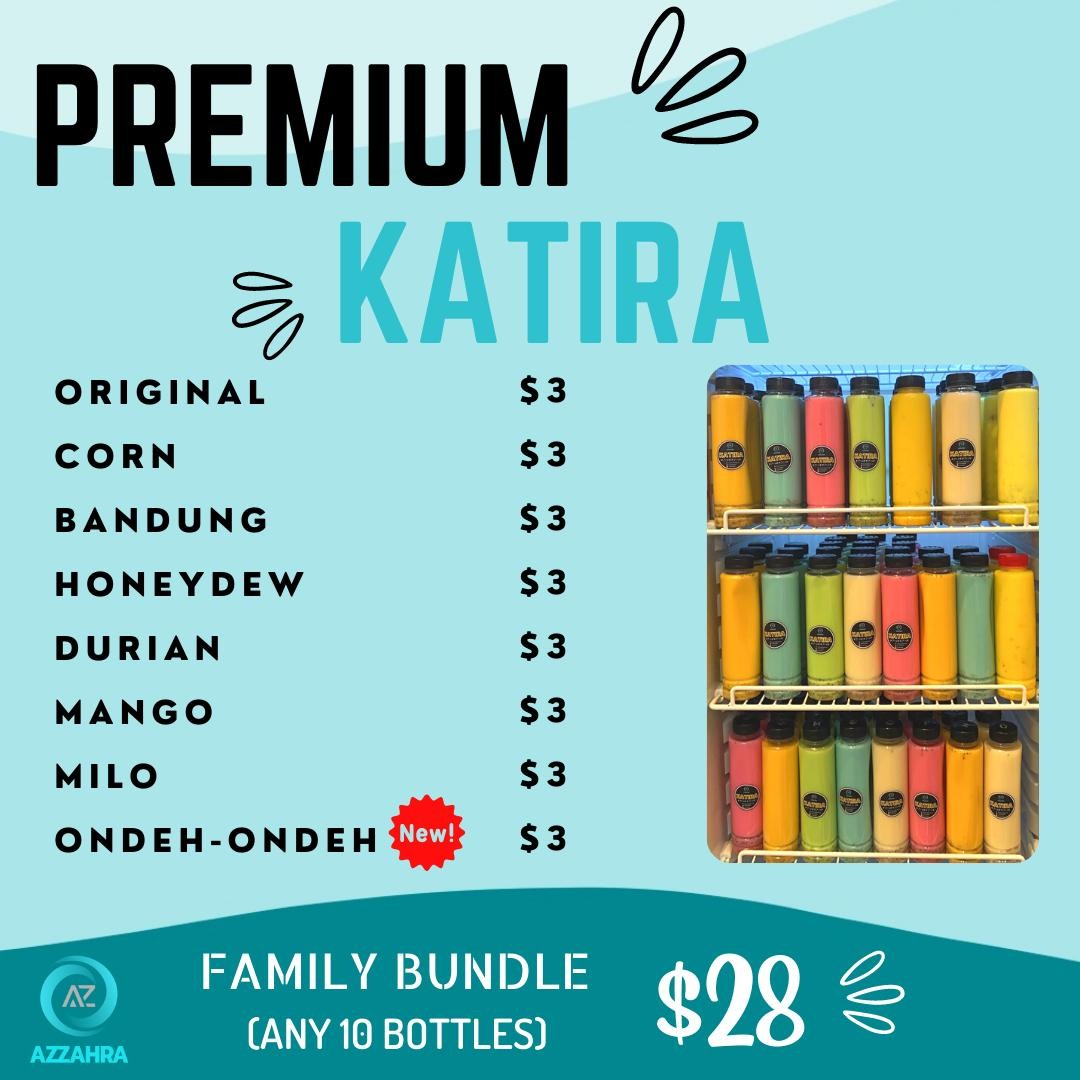 Premium Katira, Food & Drinks, Beverages on Carousell