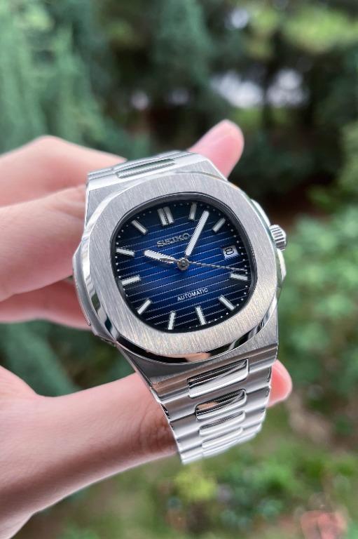 [PREORDER / MULTIPLE COLOURS AVAILABLE] Seiko Nautilus Homage/Build/Mod in 40mm with Seiko NH35 ...