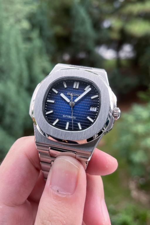 [PREORDER / MULTIPLE COLOURS AVAILABLE] Seiko Nautilus Homage/Build/Mod in 40mm with Seiko NH35 ...