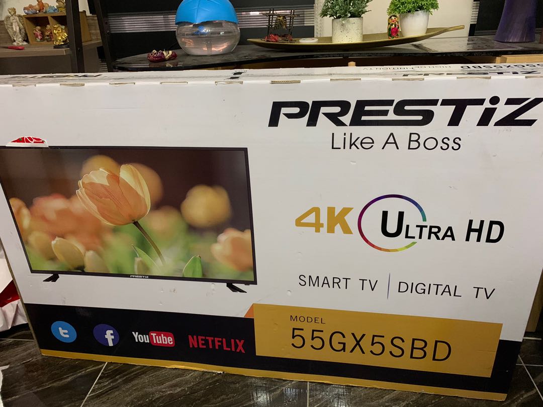 Prestiz 4K Ultra HD Smart Android TV, TV & Home Appliances, TV ...