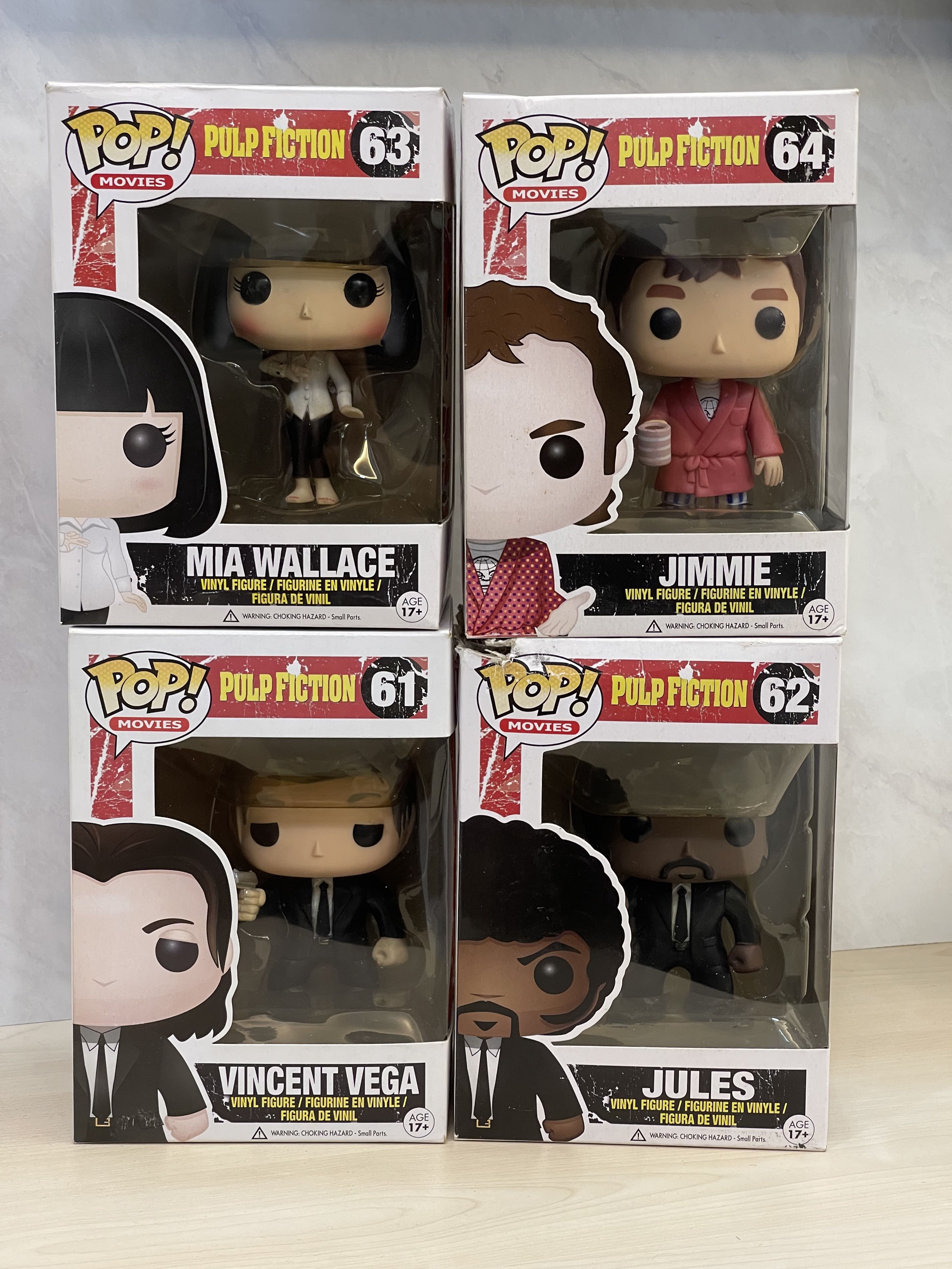 Pulp fiction funko pop collectible discontinued limited edition series ...