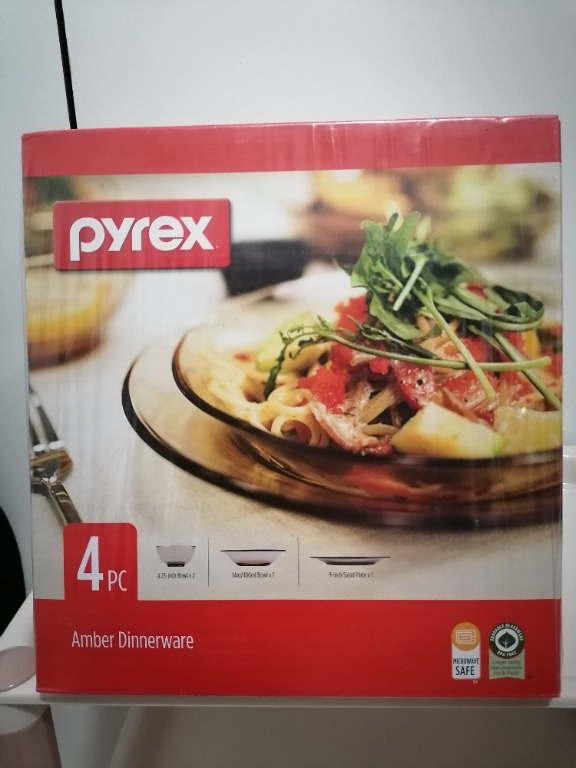 Pyrex Amber Dinnerware, Furniture & Home Living, Kitchenware ...