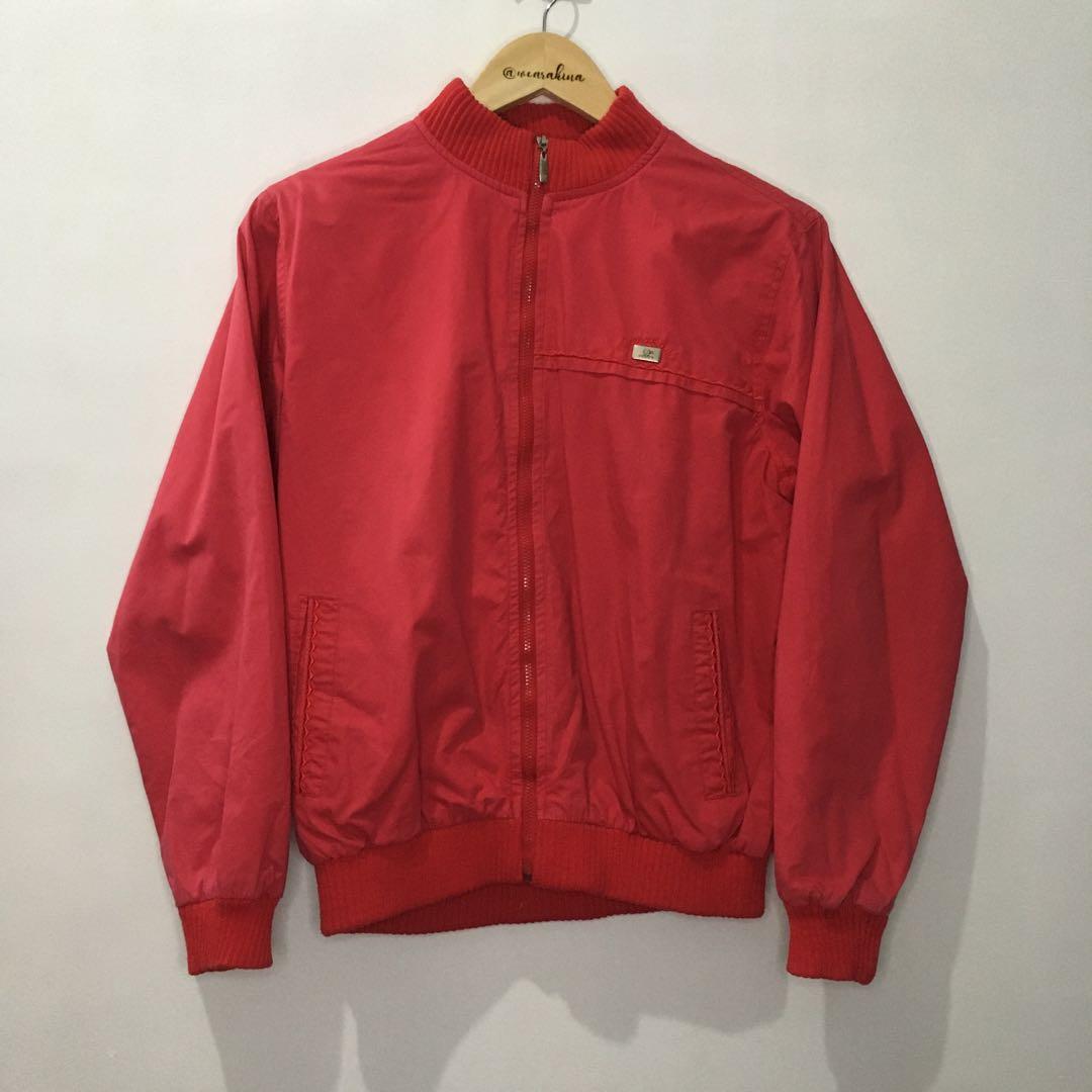 Red jacket, Women's Fashion, Coats, Jackets and Outerwear on Carousell