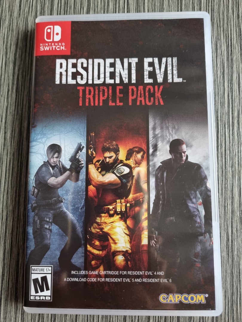 Resident Evil Triple Pack, Video Gaming, Video Games, Nintendo on Carousell