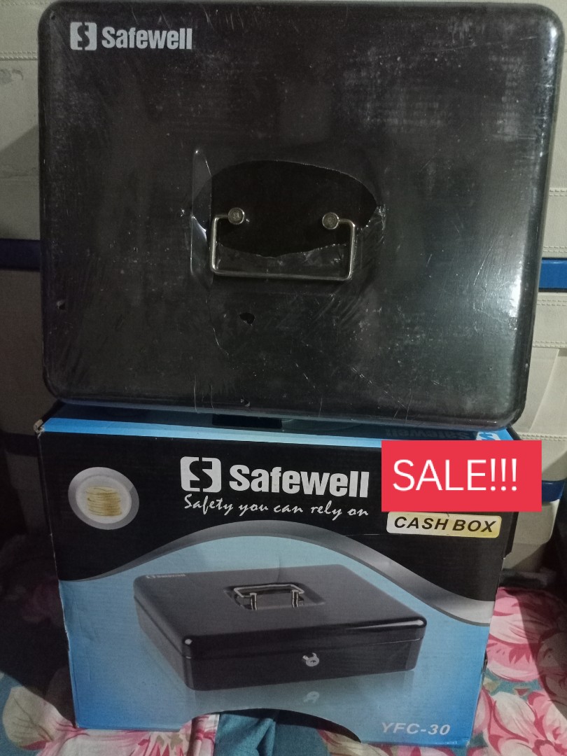 SAFEWELL CASHBOX, Furniture & Home Living, Security & Locks, Safe on ...