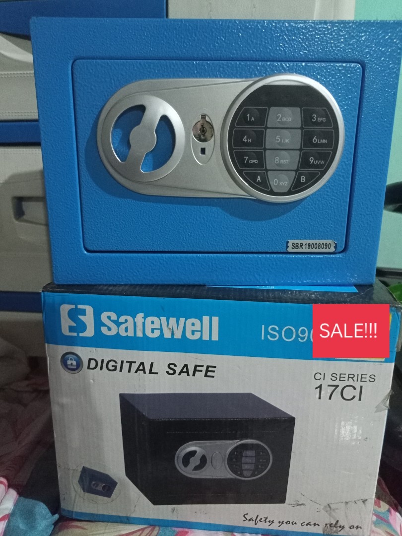 SAFEWELL MINI DIGITAL SAFE/VAULT, Furniture & Home Living, Security ...