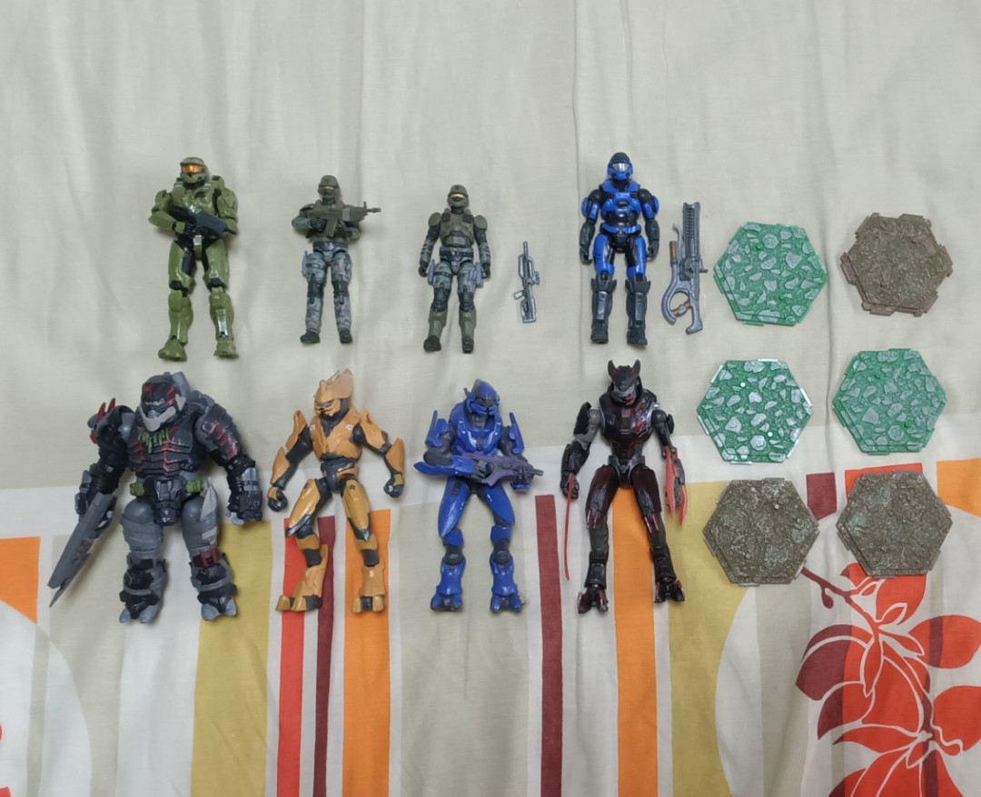 (Set of 8) Jazwares World of Halo Infinite 3.75" Inch Master Chief ...