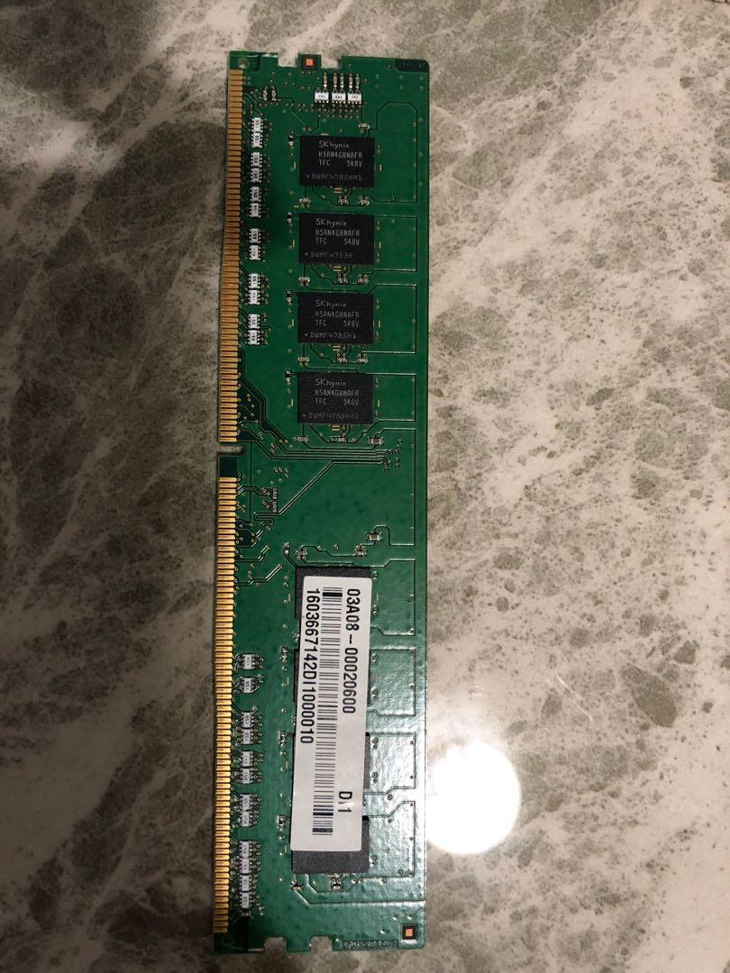 SK Hynix DDR4 RAM 8GB 2133 1066MHz, Computers & Tech, Parts ...