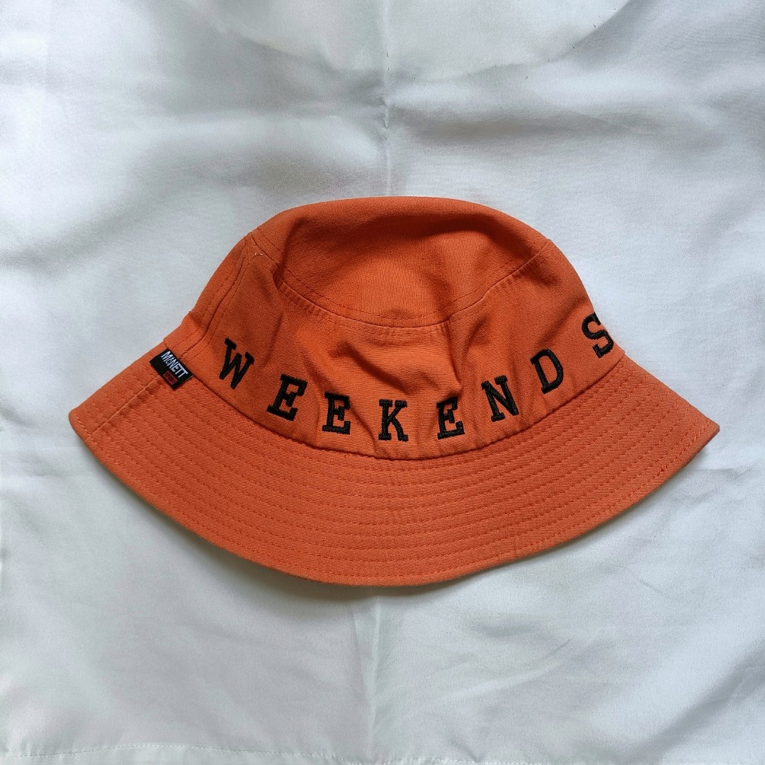 SM Bucket Hat Orange, Men's Fashion, Watches & Accessories, Caps & Hats ...
