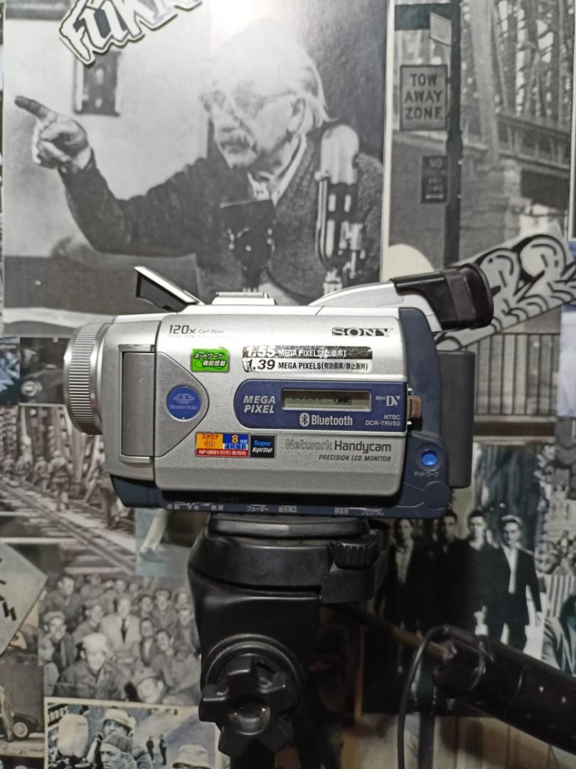 SONY DCR-TRV50 Mini DV Handycam, Photography, Video Cameras on Carousell
