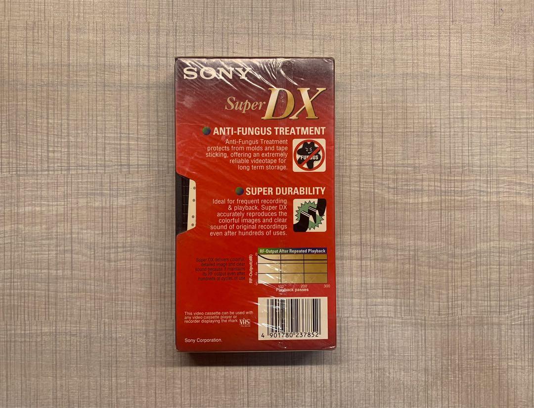 Sony Super DX E180 VHS Tape , Photography, Photography Accessories, Other Photography ...