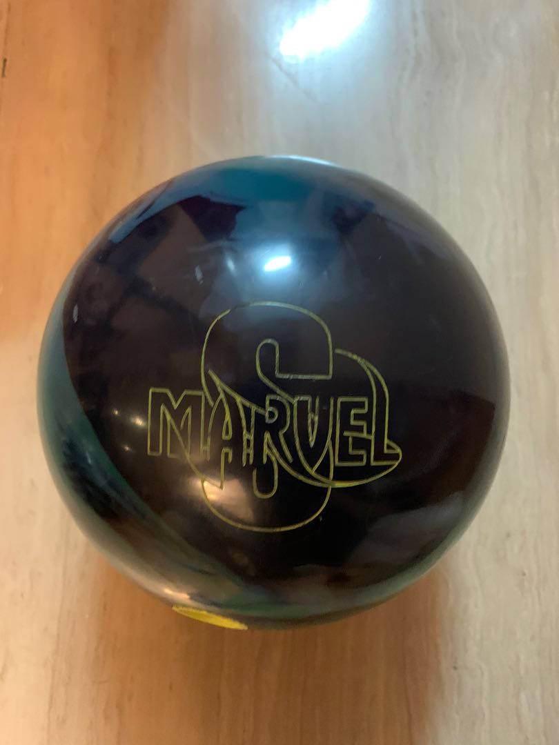 Storm Marvel S Bowling Ball 14lbs spearmint bowling bag , Sports ...