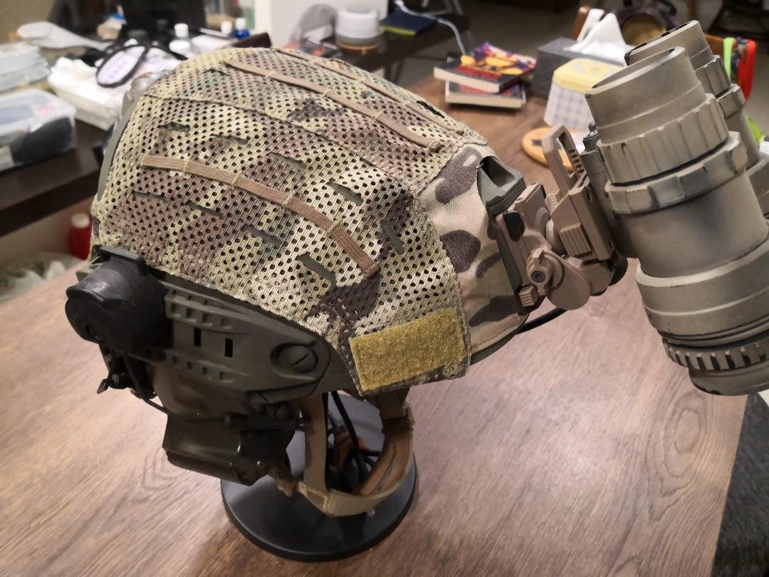 TMC Airframe Helmet with Crye Precision helmet mesh, Sports Equipment ...