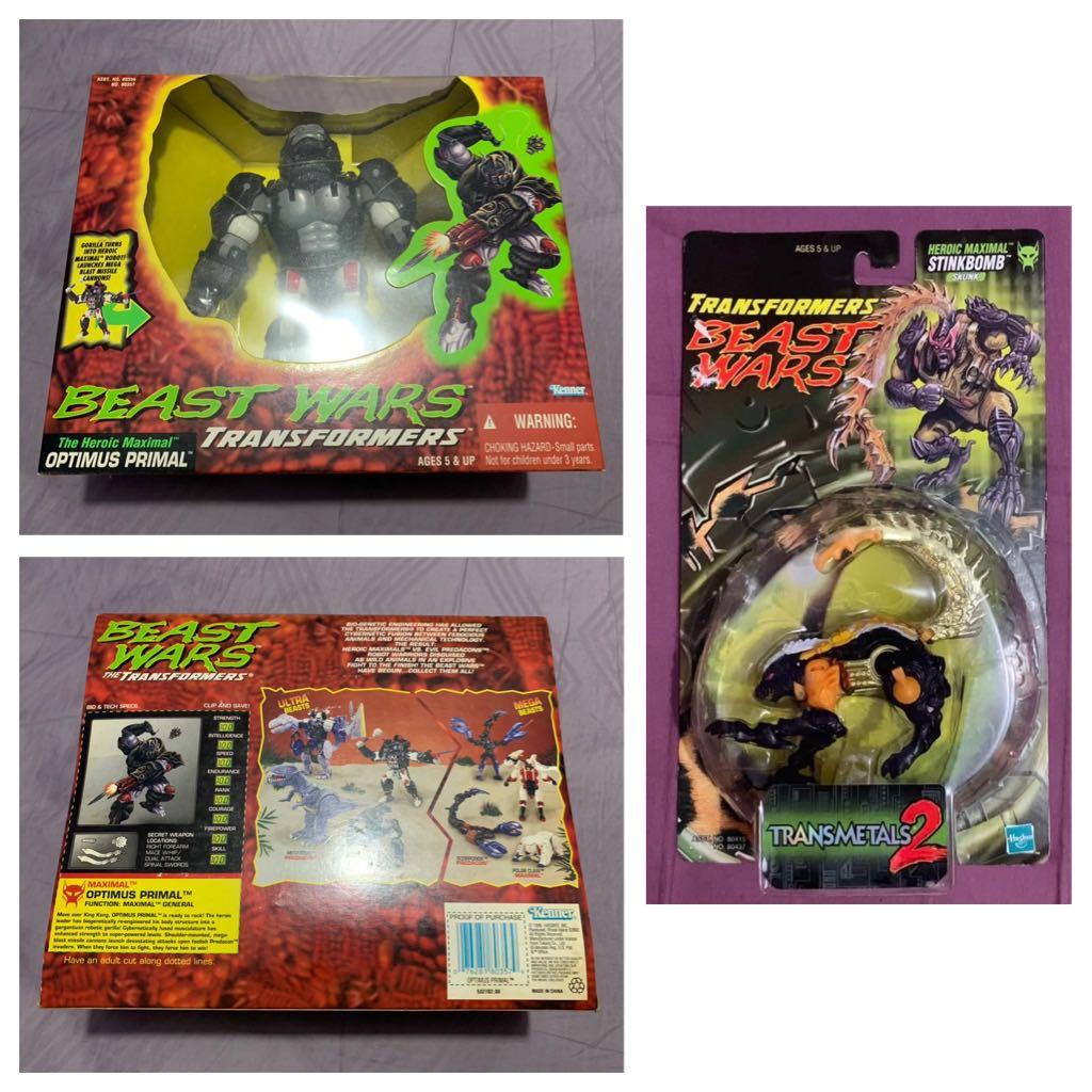 Transformers Beast Wars Vintage Collection Cheetor Optimus Primal ...