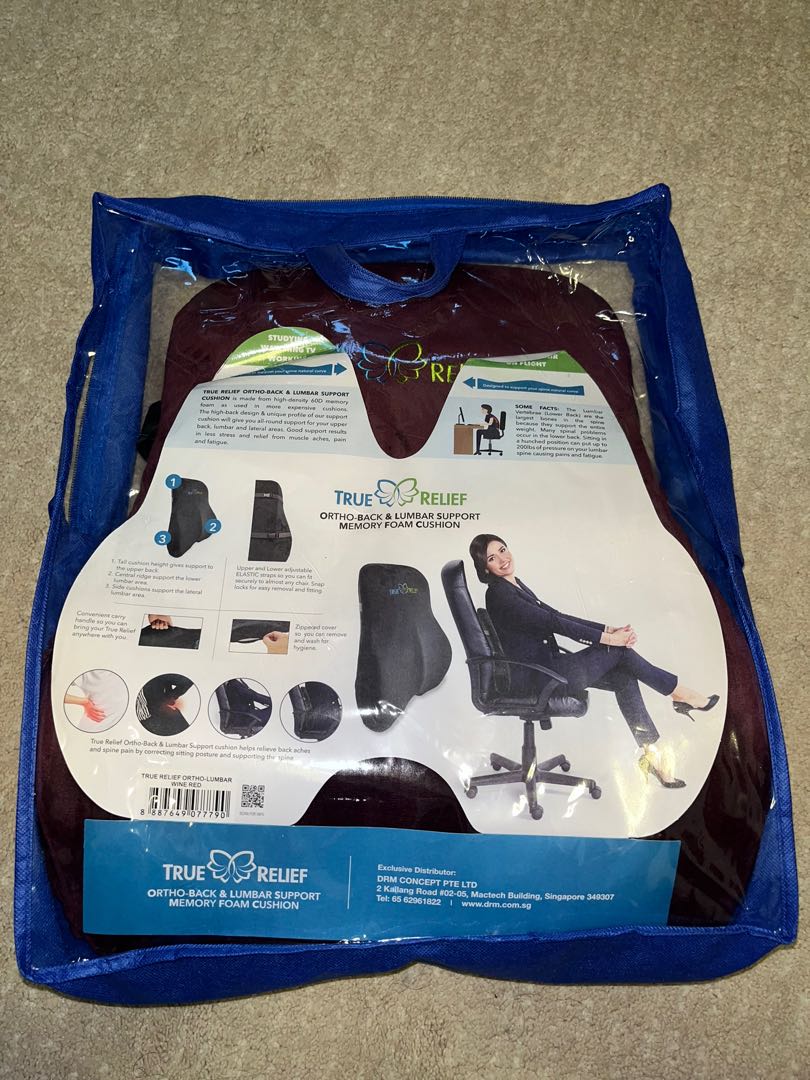 True Relief ortho-back & lumbar support, Computers & Tech, Parts ...