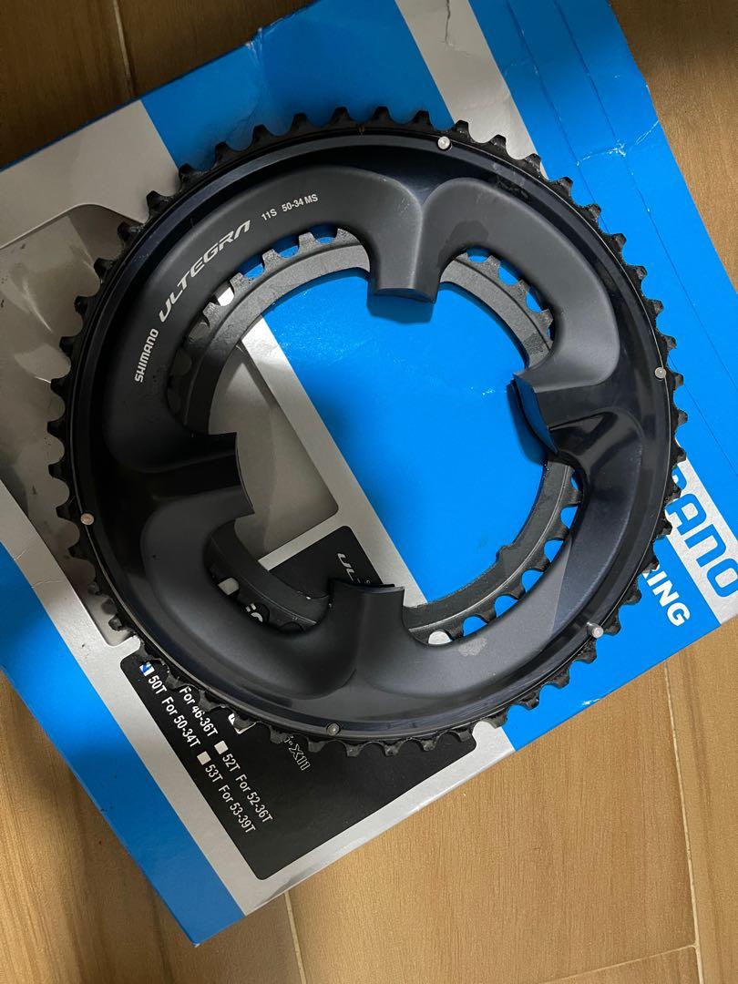 USED Ultegra R8000 Chainring 50-34, Sports Equipment, Bicycles & Parts ...