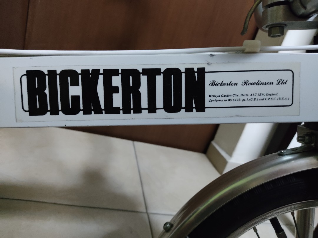 VINTAGE BICKERTON FOLDING BIKE, Sports Equipment, Bicycles & Parts ...