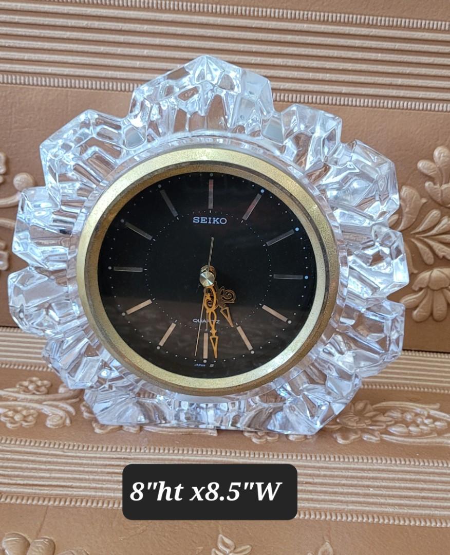 Vintage Crystal Seiko Quartz table clock, Everything Else, Others on ...