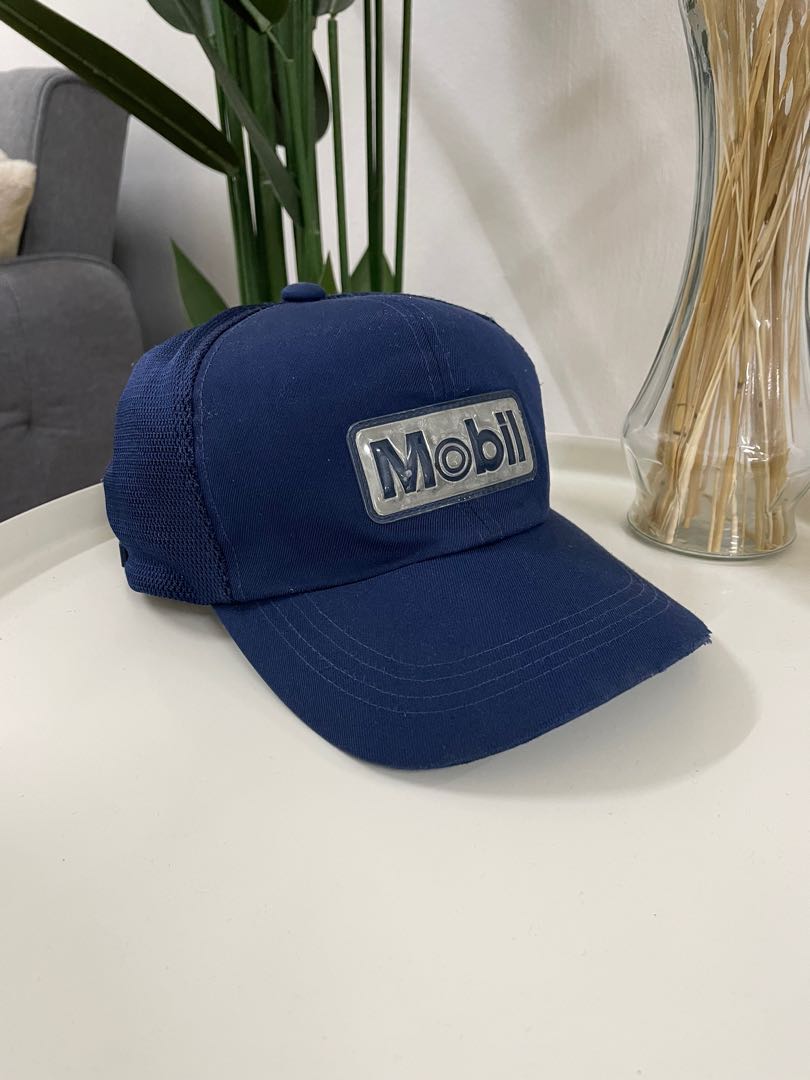 Vintage Mobil Cap, Men's Fashion, Watches & Accessories, Cap & Hats on ...