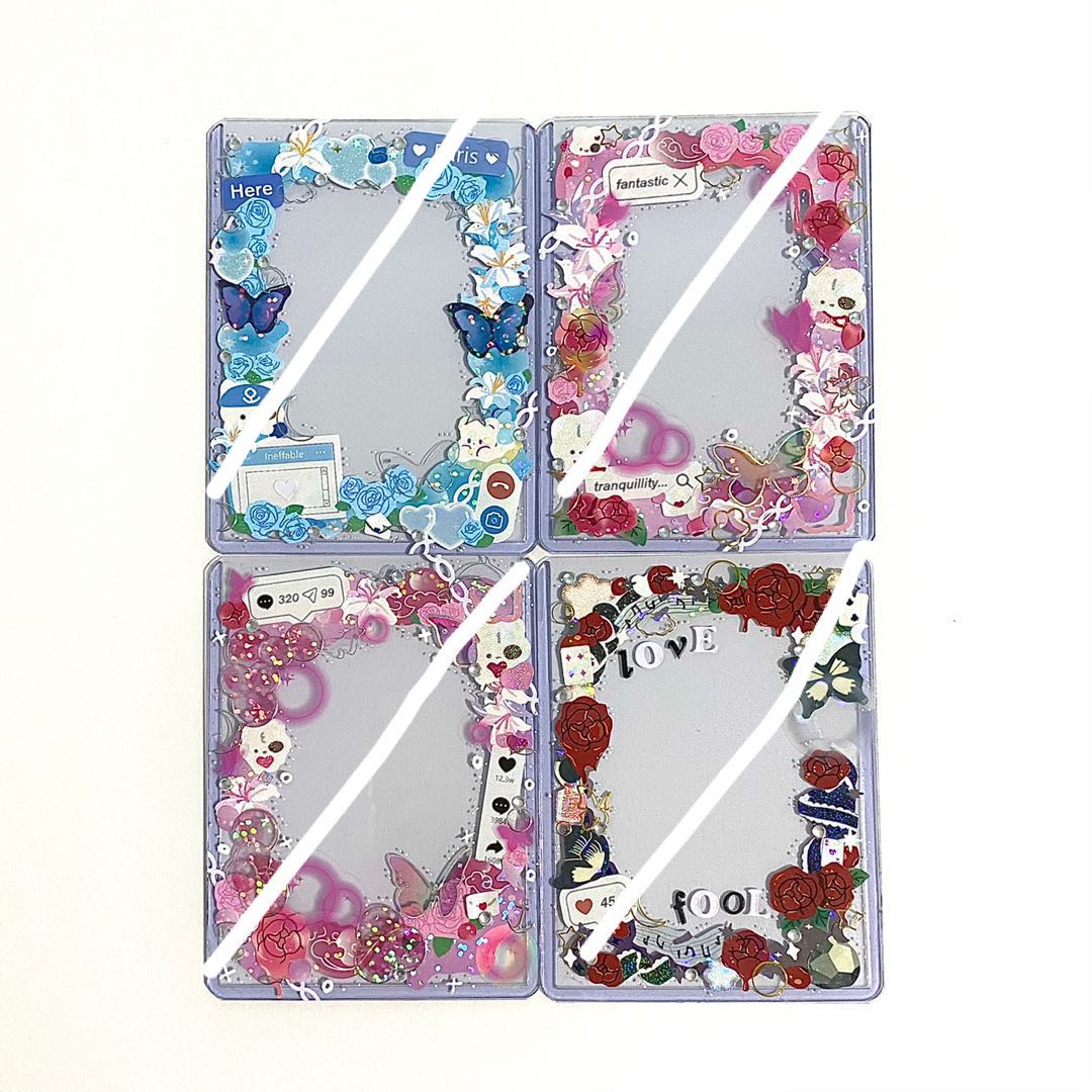 WTS kpop decorated toploader clearance enhypen the boyz seventeen ive ...