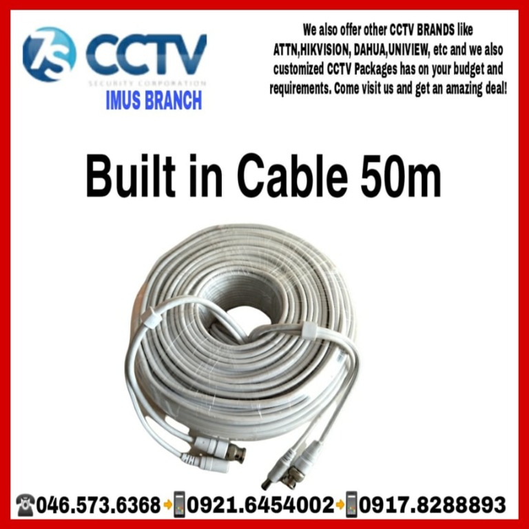 50m Built in Cable, Computers & Tech, Parts & Accessories, Cables ...