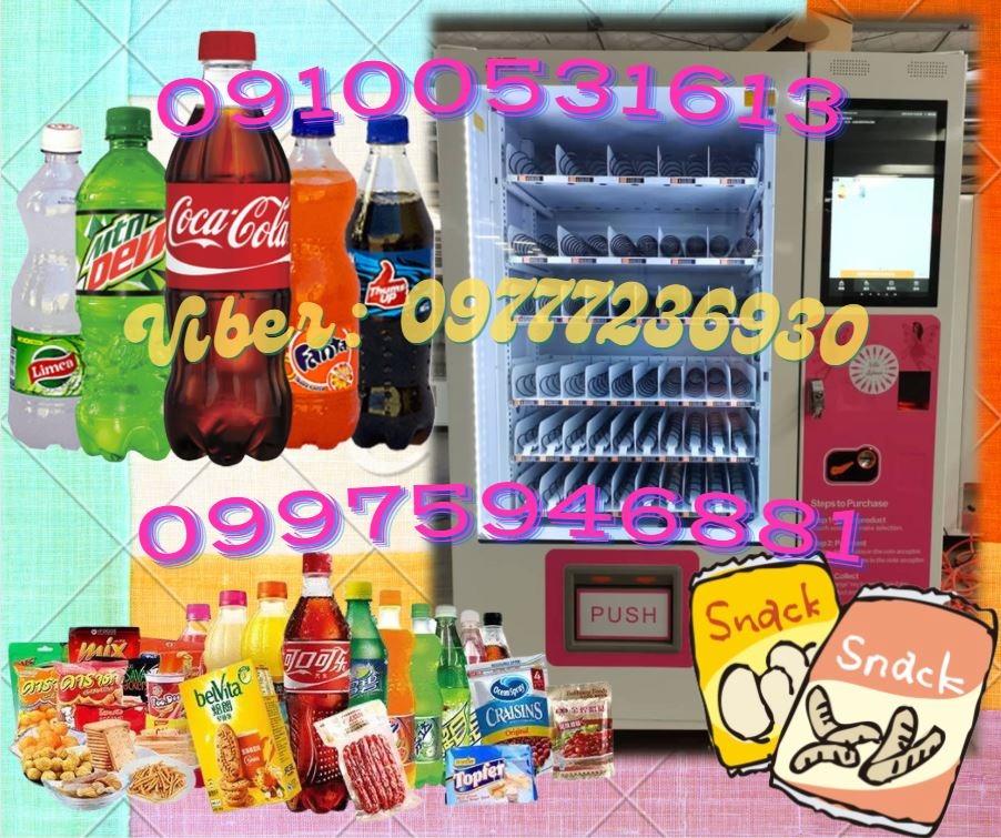 22 inch touch screen QR code vending machine for cold drinks ...