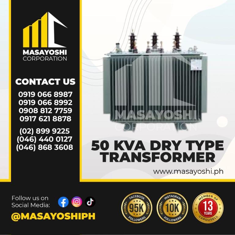 50 KVA Dry Type Transformer | Power Supply | Electrical Transformer ...