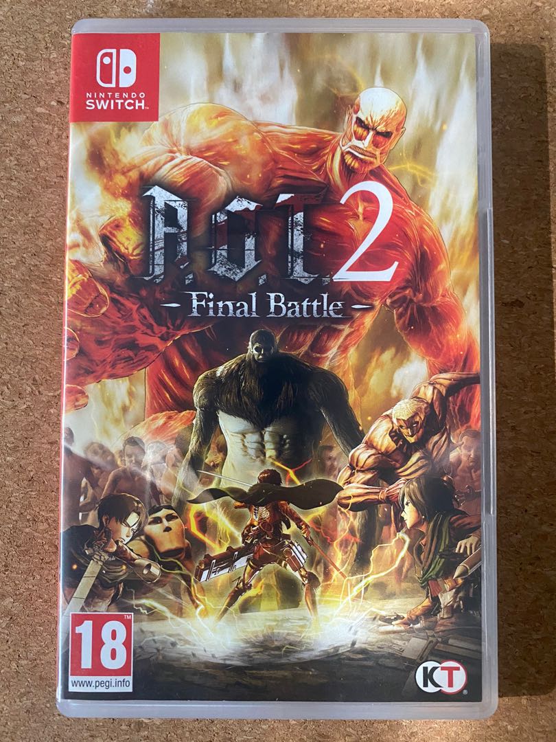 AOT 2 Final Battle Switch, Video Gaming, Video Games, Nintendo on Carousell