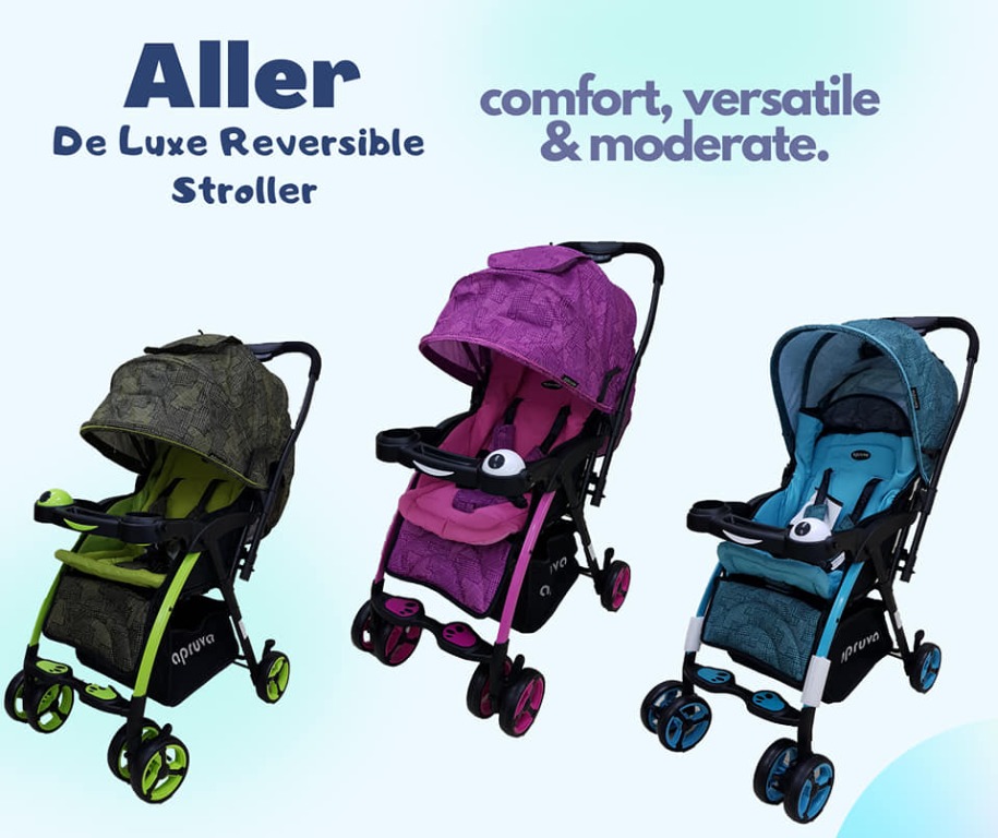Apruva Aller Baby Stroller Reversible Handle SD-22, Babies & Kids ...