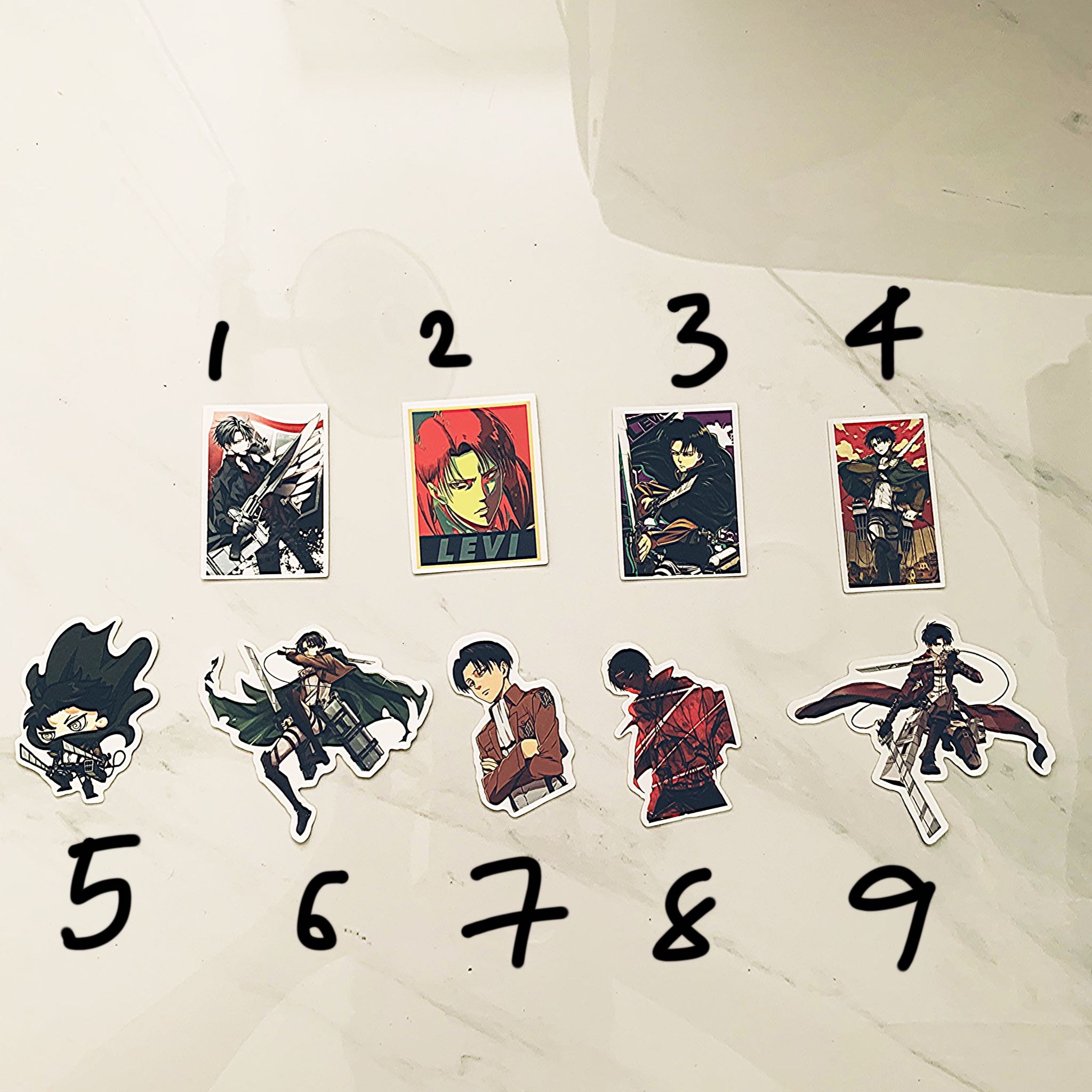 Attack on titan aot shingeki no kyojin snk stickers, Hobbies & Toys ...