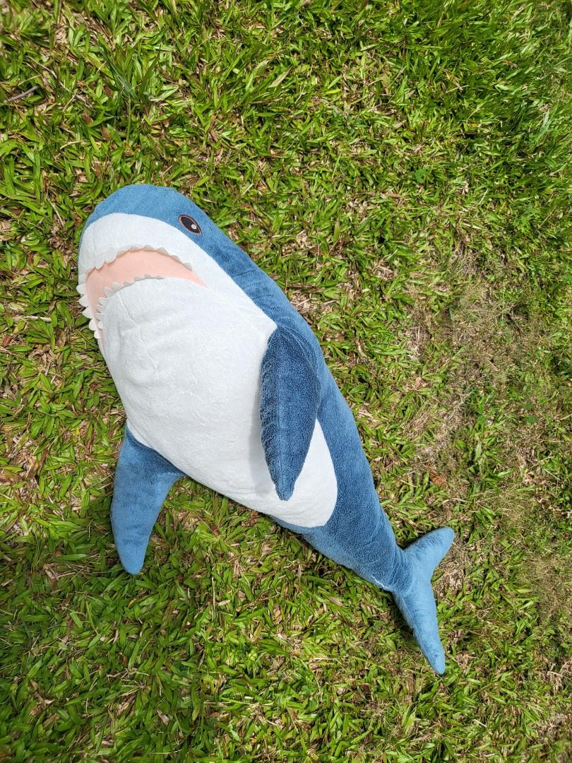 Authentic Large (Big) Ikea Blahaj Shark Plush Soft Toy, Hobbies & Toys ...