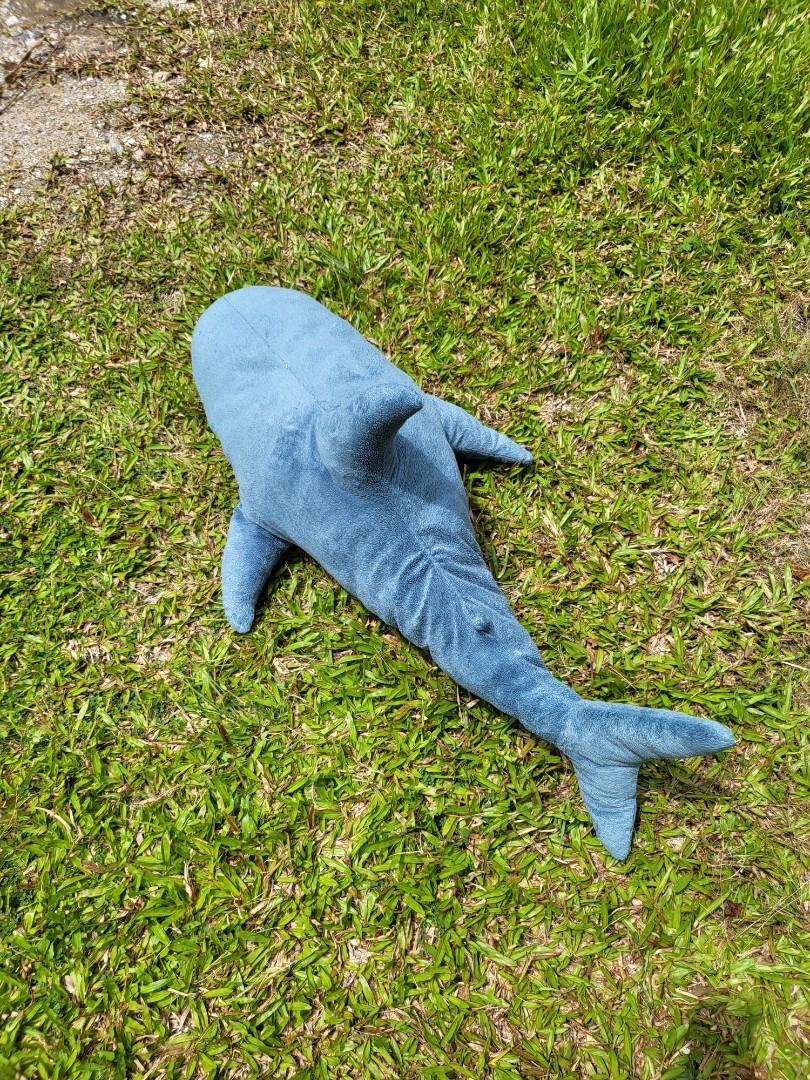 Authentic Large (Big) Ikea Blahaj Shark Plush Soft Toy, Hobbies & Toys ...