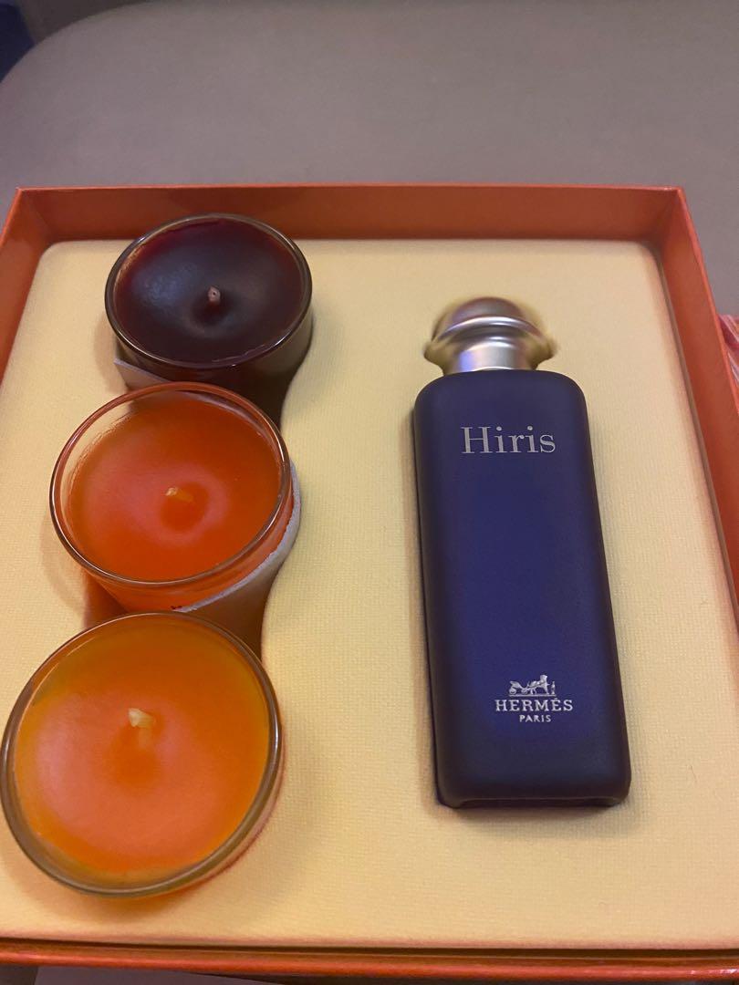 Authentic limited edition Hermes candle perfume set, Beauty & Personal ...