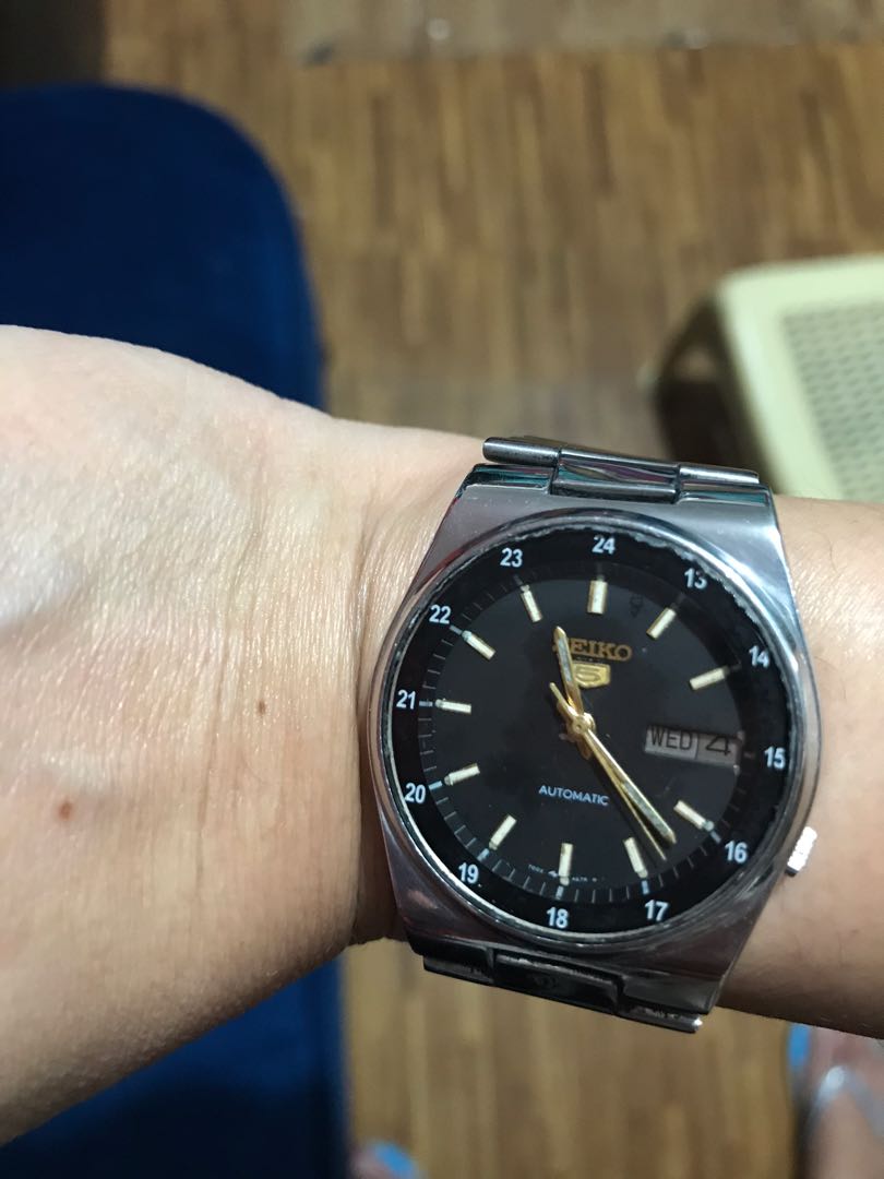 Authentic Seiko 5 Automatic Mens Watch, Men's Fashion, Watches ...