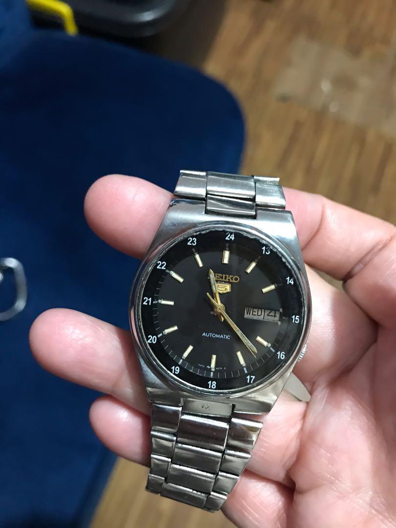 Authentic Seiko 5 Automatic Mens Watch, Men's Fashion, Watches ...