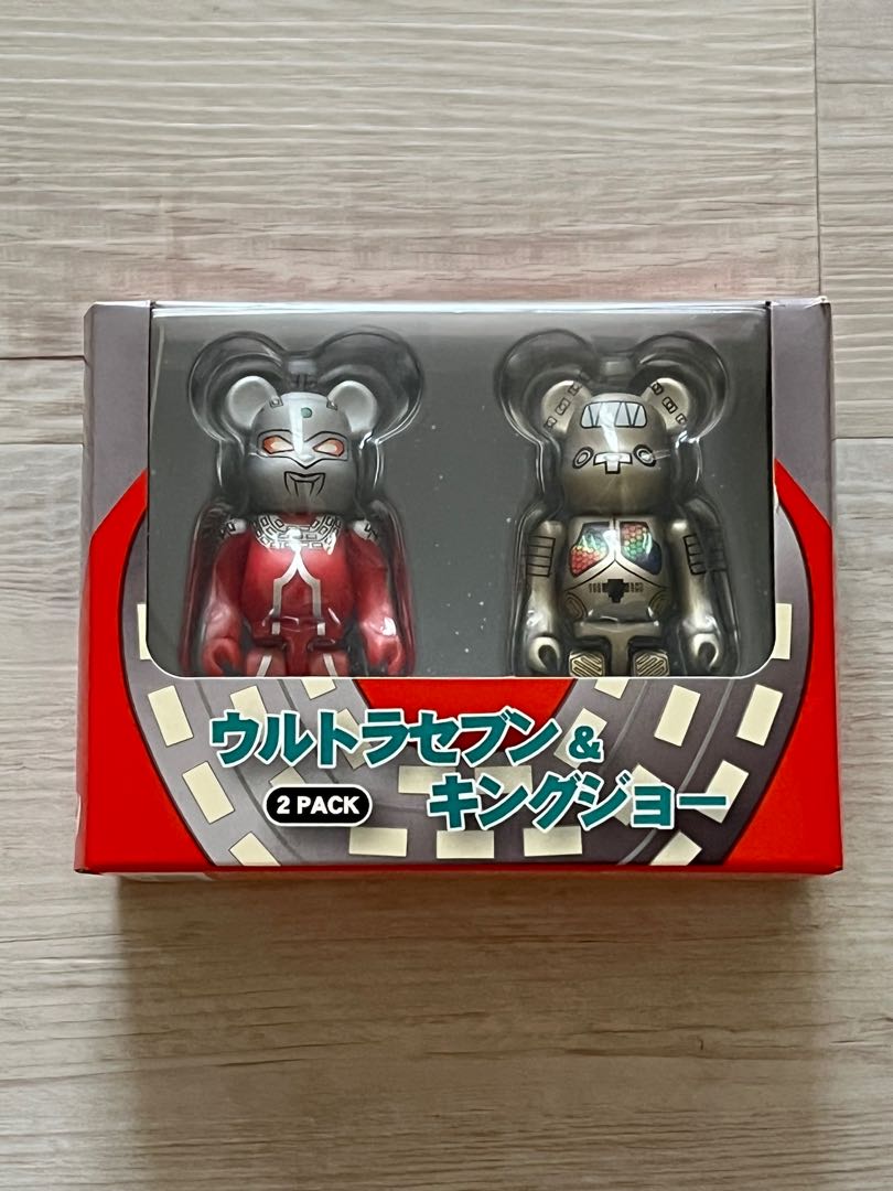 Authentic Ultraman set of 2 bearbrick, Hobbies & Toys, Toys & Games on ...