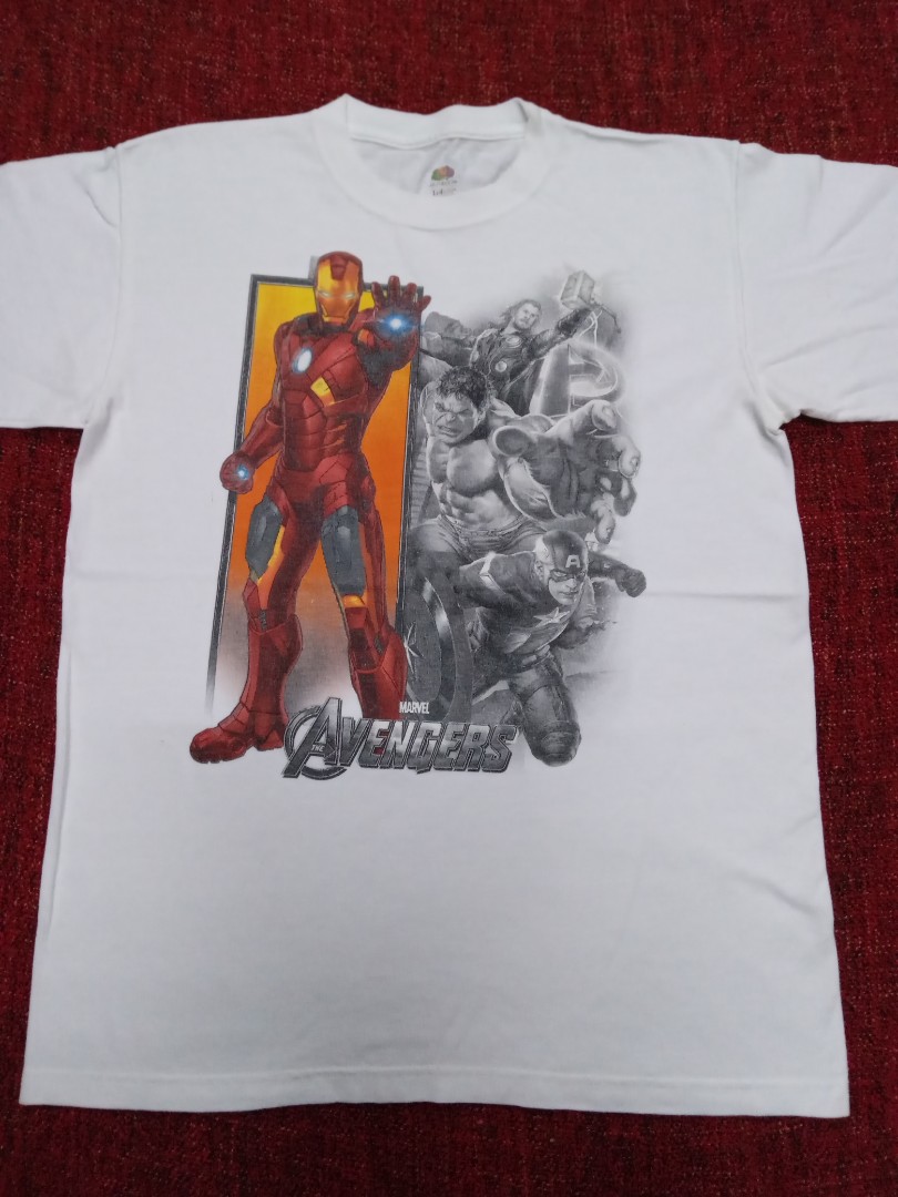 Baju superhero Marvel Avengers, Men's Fashion, Tops & Sets, Tshirts ...