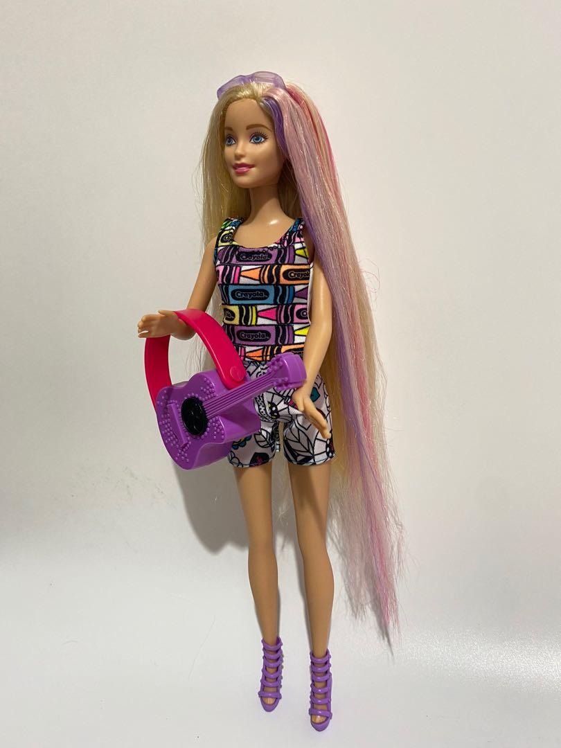 Barbie Rainbow Pastel Hair, Hobbies & Toys, Toys & Games on Carousell