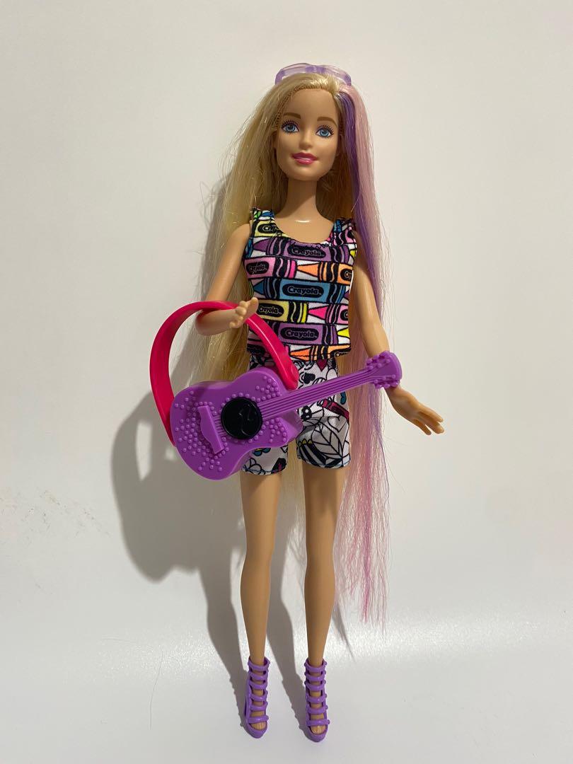 Barbie Rainbow Pastel Hair, Hobbies & Toys, Toys & Games on Carousell